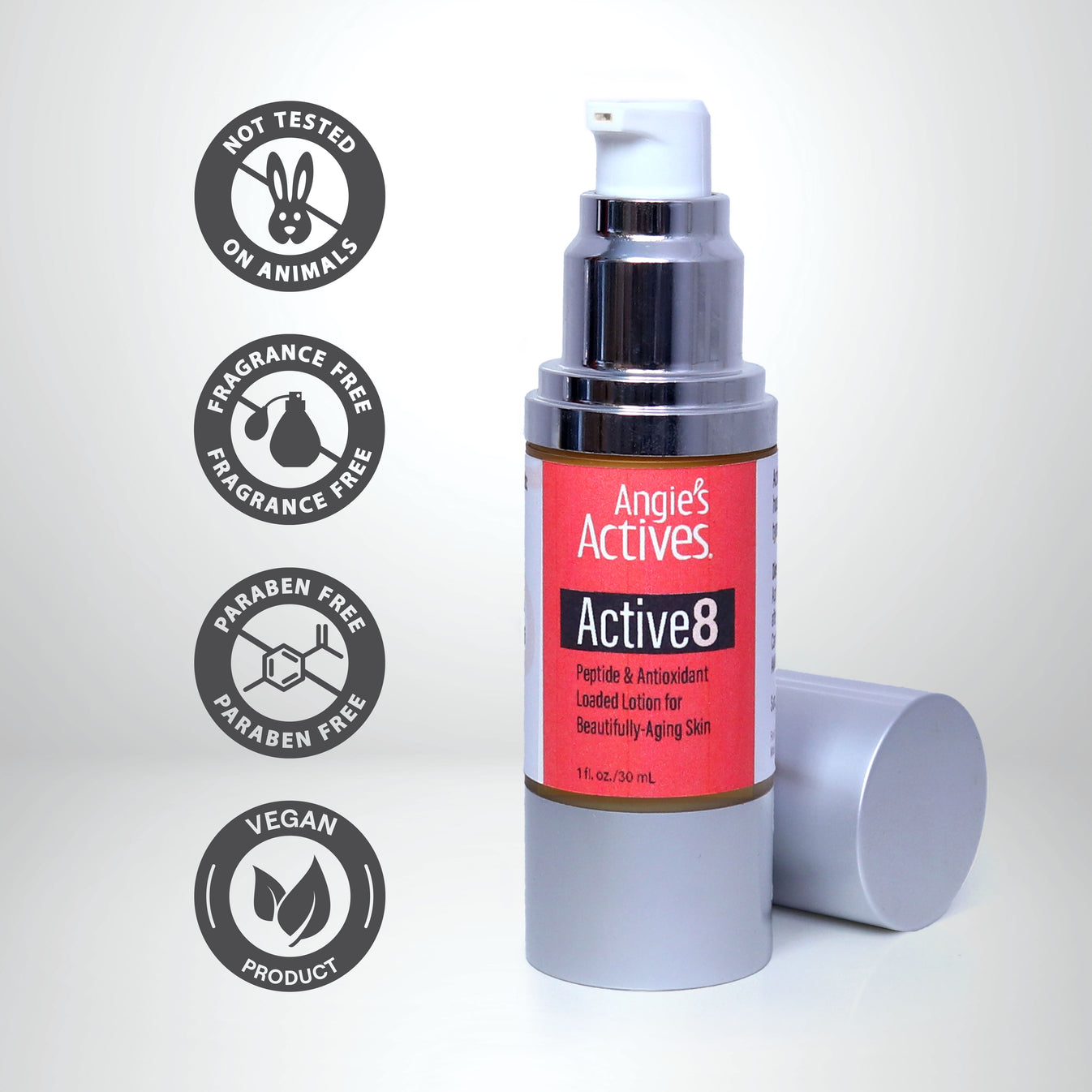 Active8 Peptide & Antioxidant Loaded Lotion – Angie's Actives