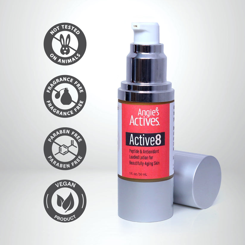 Active8 Peptide & Antioxidant Loaded Lotion – Angie's Actives